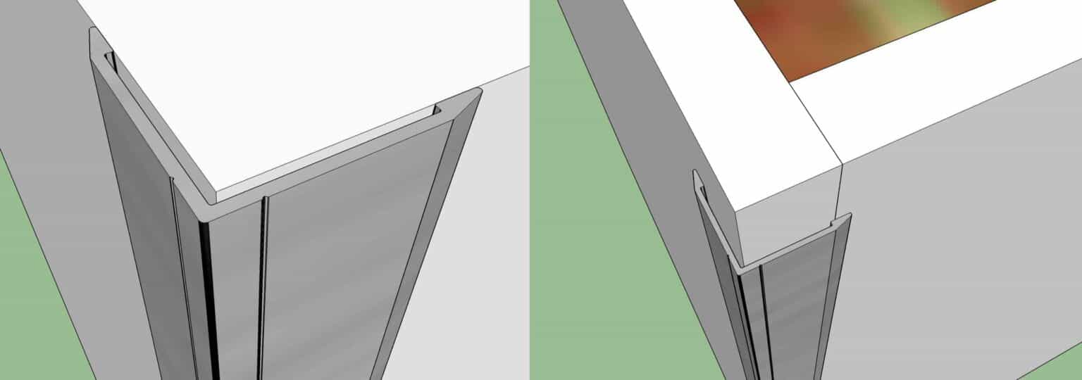Corner guard - Partition & wall corner protection guard - IQUBX